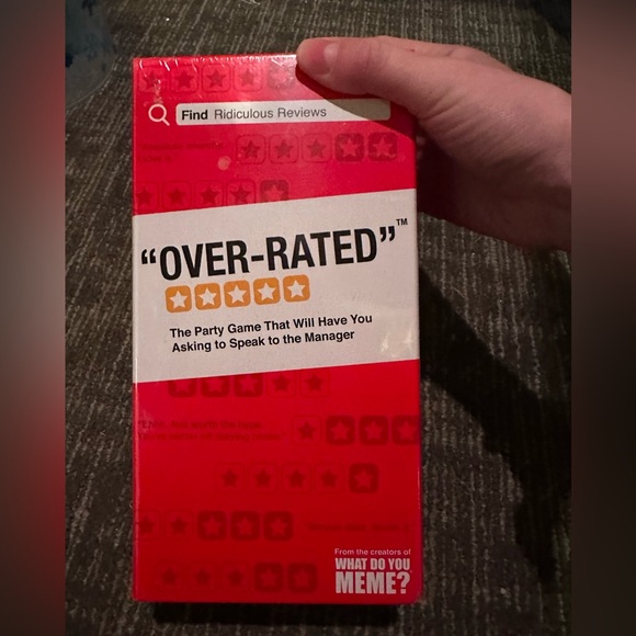 what the meme | Games | Overrated Party Game | Poshmark